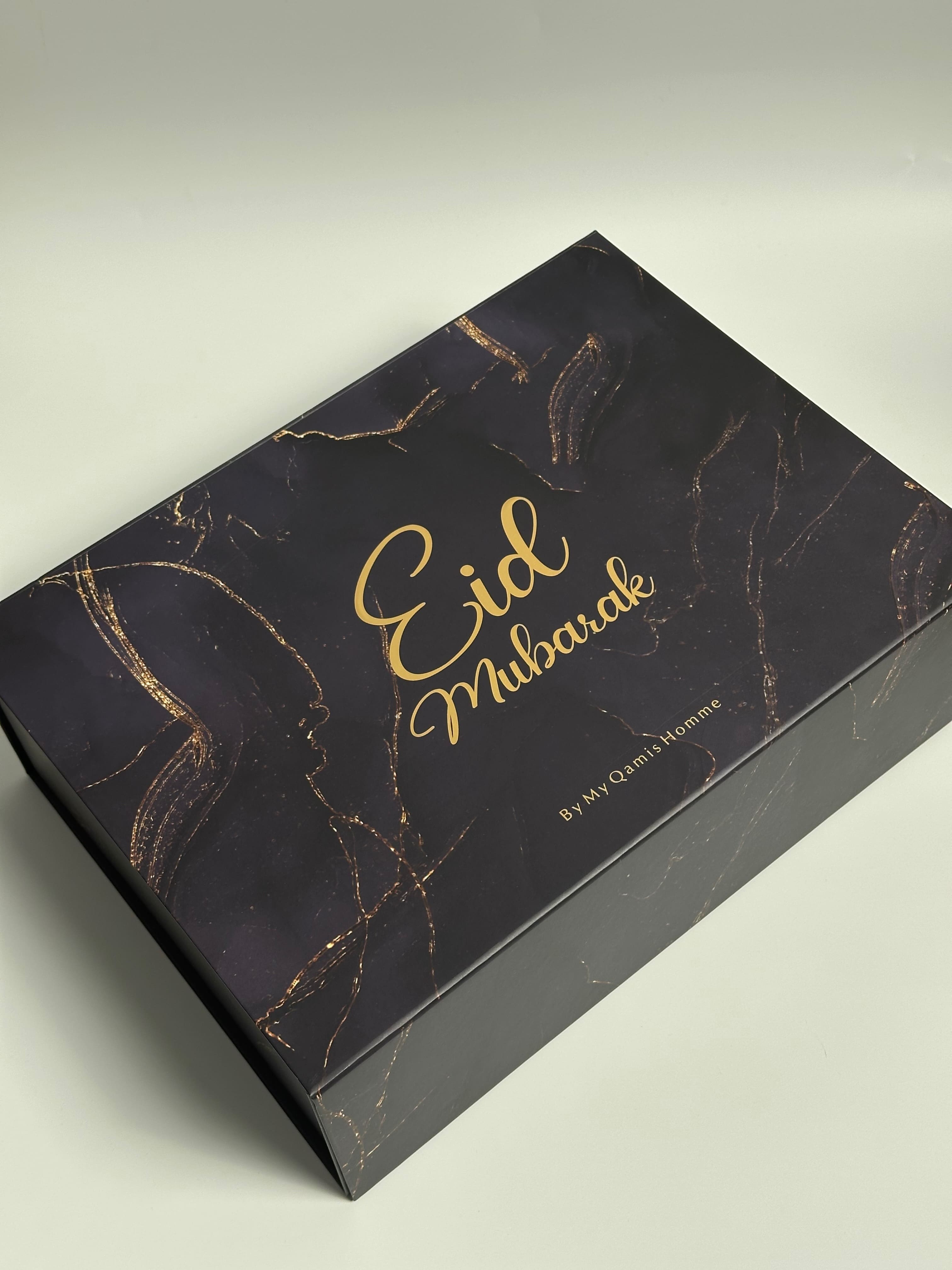 Coffret Cadeau Eid Mubarak + Sac – My Qamis Homme